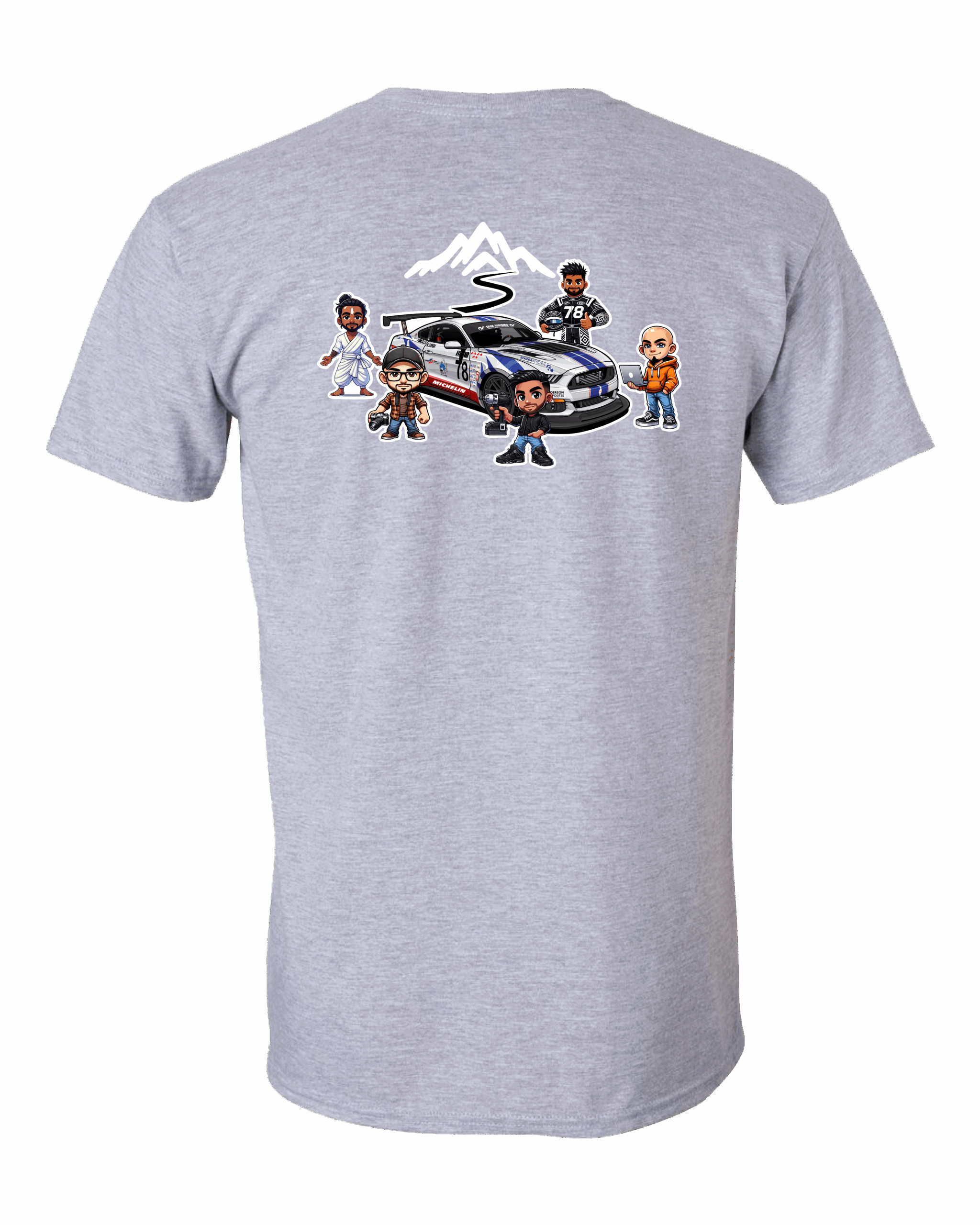 2025 Crew Shirts Grey - First Up Apparel